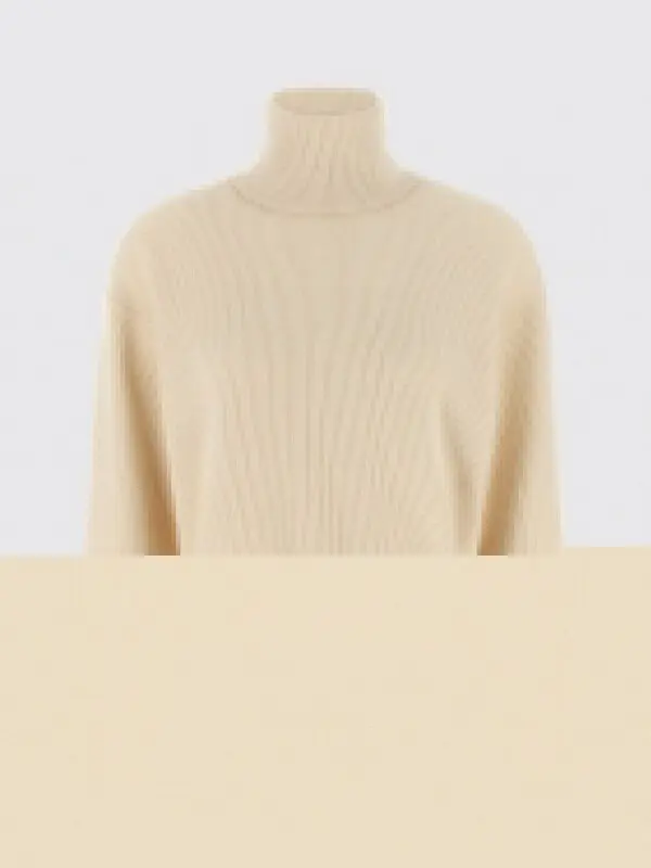 Brunello Cucinelli Ribbed Turtleneck Sweater - White