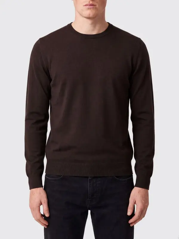 Tagliatore 100% Wool Crew Neck Jumper - Earth