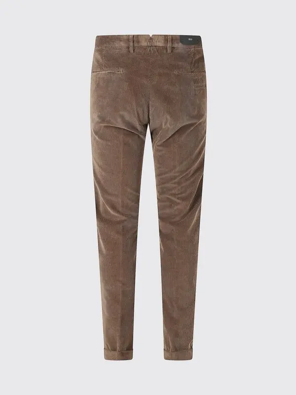 BRIGLIA 1949 Cotton Velvet Chino Trousers - Brown