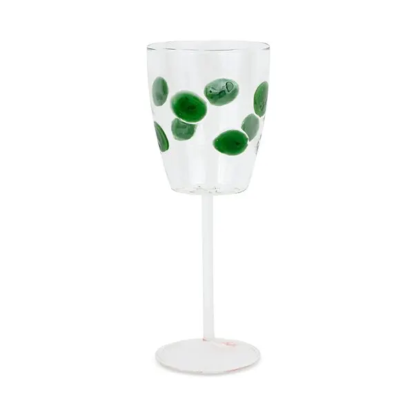 VIETRI Drop Wine Glass