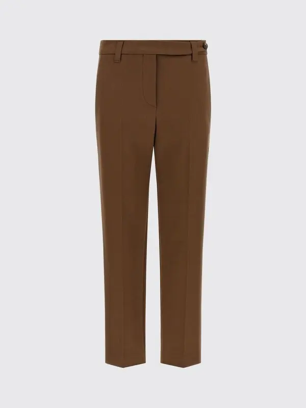 Brunello Cucinelli Straight-fit Stretch Cotton Chino Trousers With Monili Detail