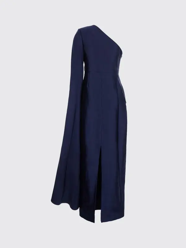 Solace London One-shoulder Draped Waist Gown