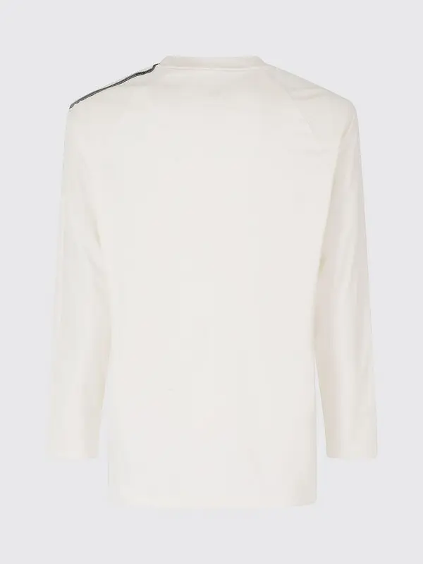 Y3 Long-sleeved Cotton T-shirt With Relaxed Fit And Crew Neck
