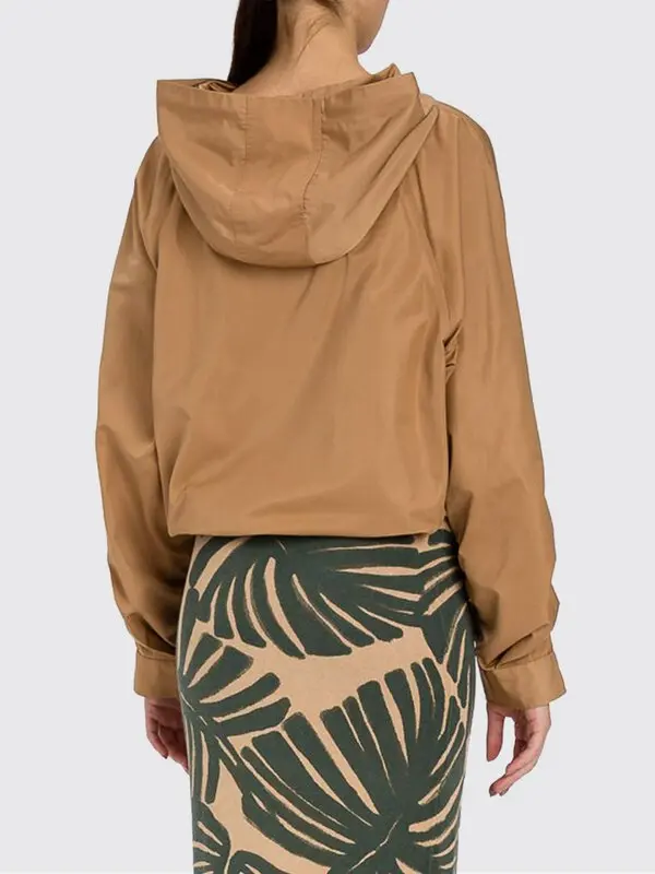 TWINSET Hooded Zip-up Windbreaker Jacket