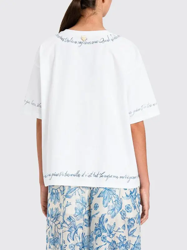 TWINSET Cotton Blend T-shirt With Slogan