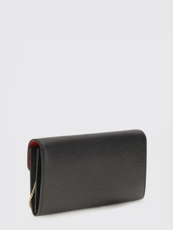 FERRAGAMO Gancini Calfskin Wallet On Chain With Chain Strap