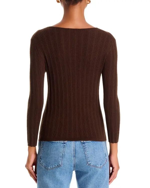 Paige Ginnette Ribbed Henley Top