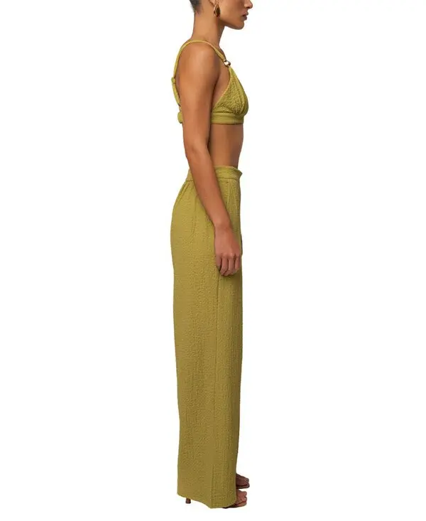 JLUXLABEL Dockside Crepe Knit Bralette