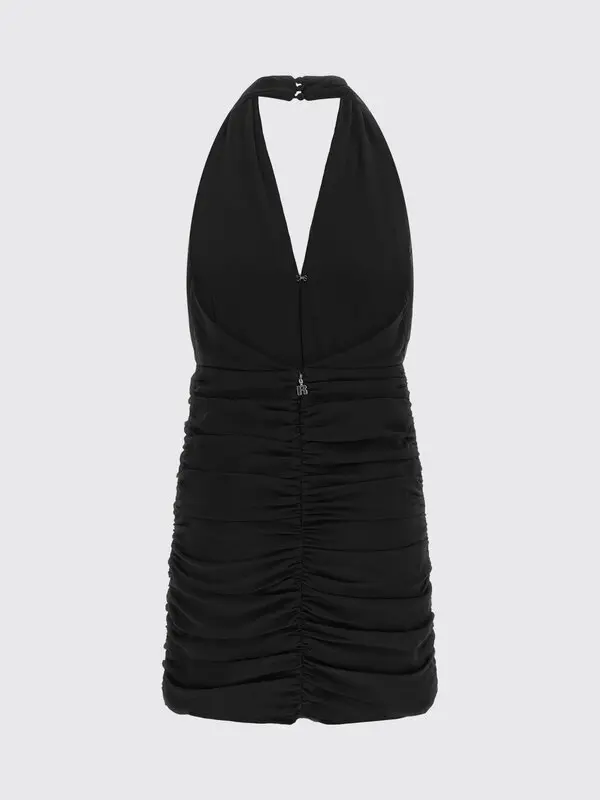 ROTATE BY BIRGER CHRISTENSEN Ruched Halterneck Mini Dress