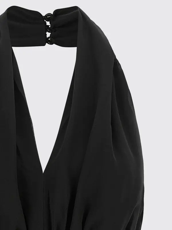 ROTATE BY BIRGER CHRISTENSEN Ruched Halterneck Mini Dress
