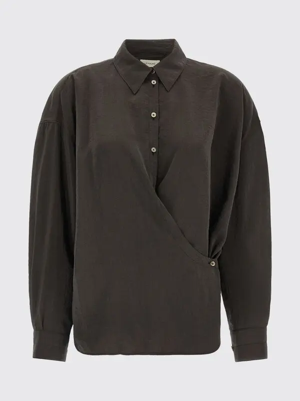 LEMAIRE Wrap Shirt - Black