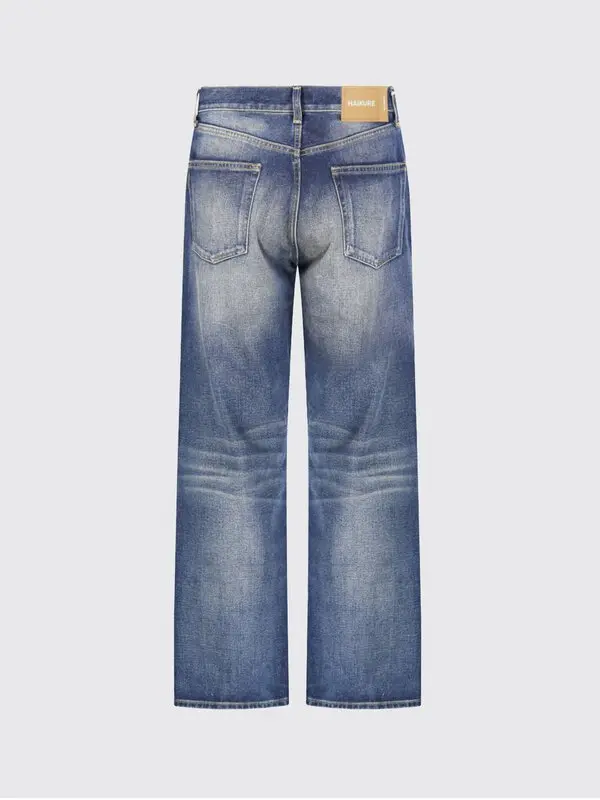 HAIKURE Achilles Wide-leg Jeans In Bleached Denim