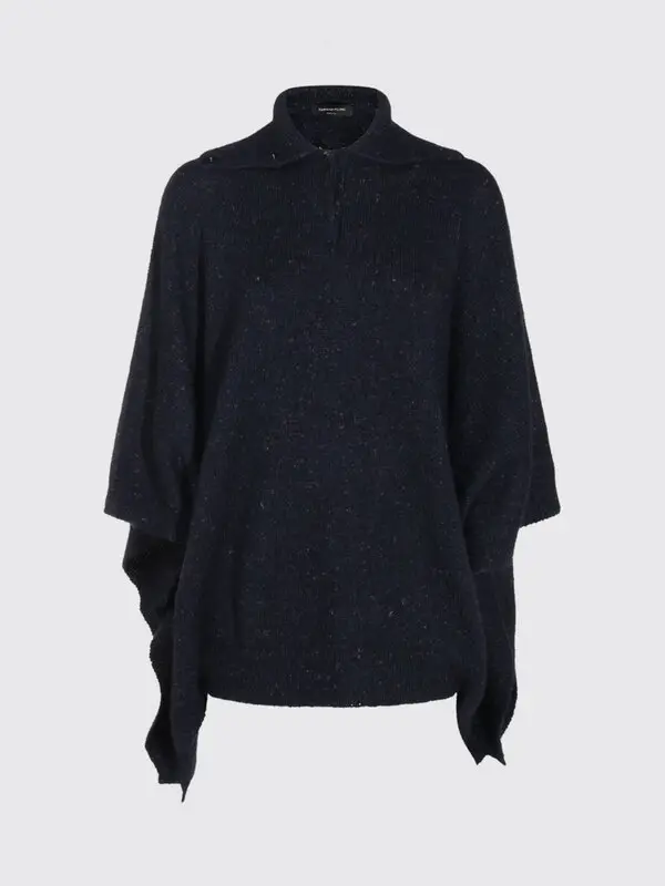 Fabiana Filippi Textured Knit Poncho