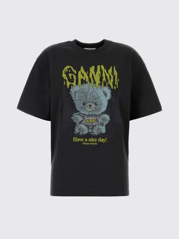 GANNI T-shirt - Black