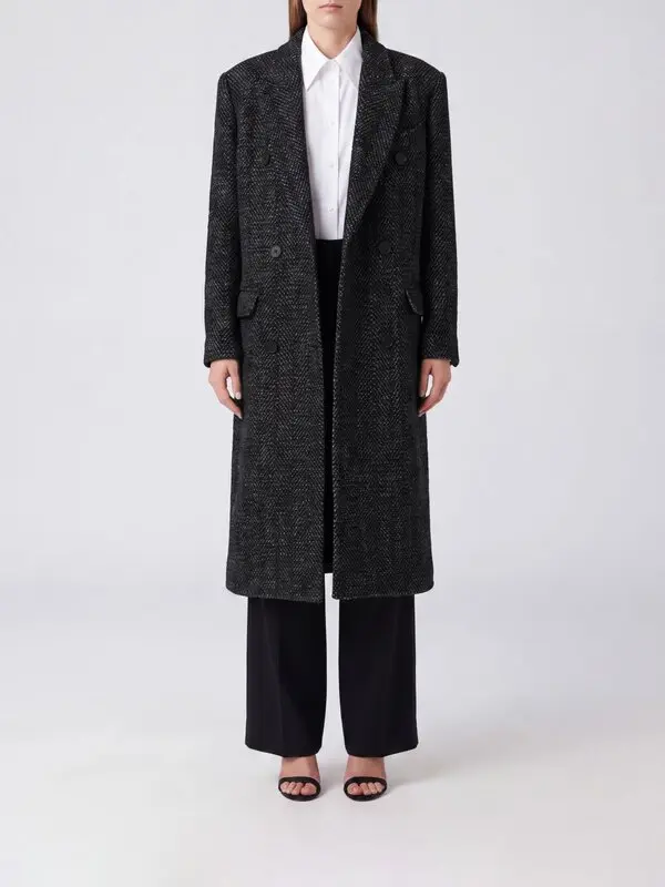 Isabel Marant Étoile Pilda Long Double-breasted Wool-blend Coat