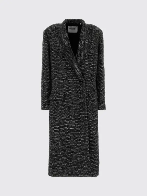 Isabel Marant Étoile Pilda Long Double-breasted Wool-blend Coat
