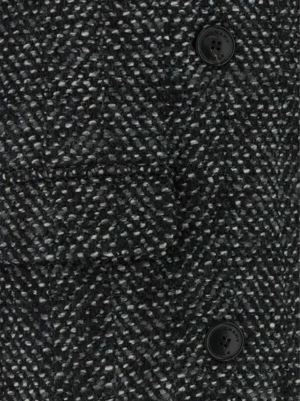 Isabel Marant Étoile Pilda Long Double-breasted Wool-blend Coat