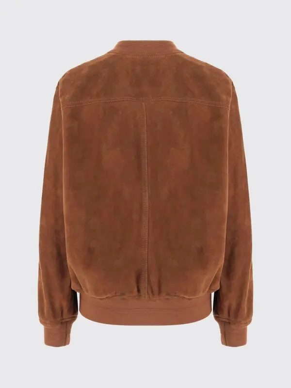 Valentino Garavani Suede Lambskin Bomber Jacket With Hood