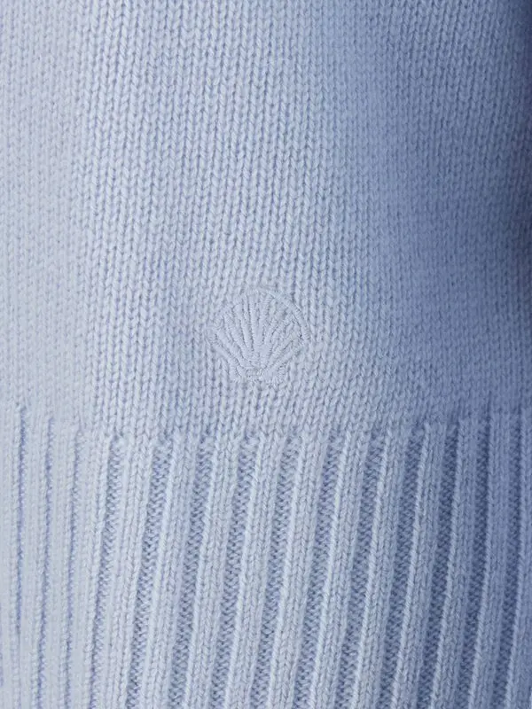 Loulou De Saison 100% Cashmere Crewneck Sweater - Blue