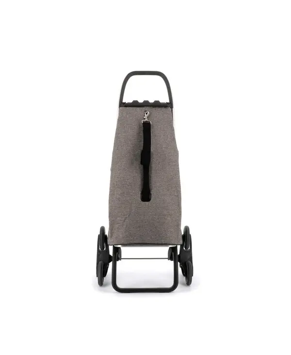 ROLSER Ecosak 6 Wheel Stair Climber Foldable Shopping Trolley - Granite