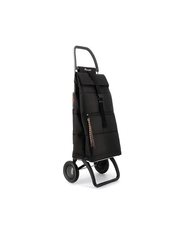 ROLSER Big Polar 2 Wheel Foldable Shopping Trolley - Black