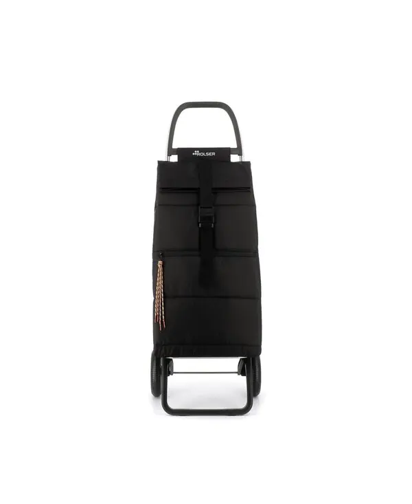 ROLSER Big Polar 2 Wheel Foldable Shopping Trolley - Black