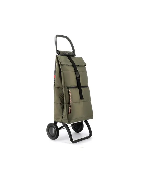 ROLSER Big Polar 2 Wheel Foldable Shopping Trolley - Forest Green