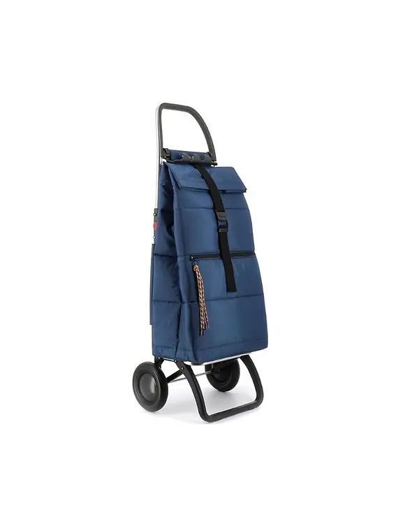 ROLSER Big Polar 2 Wheel Foldable Shopping Trolley - Navy