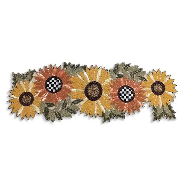 MACKENZIE-CHILDS Sunflower Beaded Table Runner - Multi