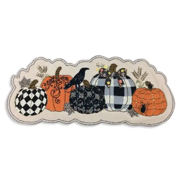 MACKENZIE-CHILDS Pumpkin And Crow Table Runner - Multi