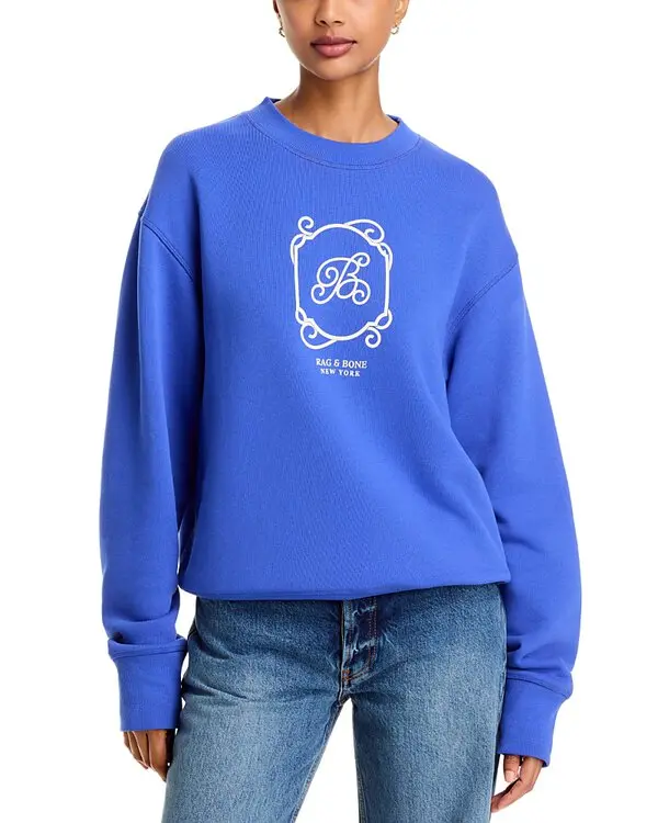 Rag & Bone Rb X Bloom Vintage Terry Oversized Sweatshirt