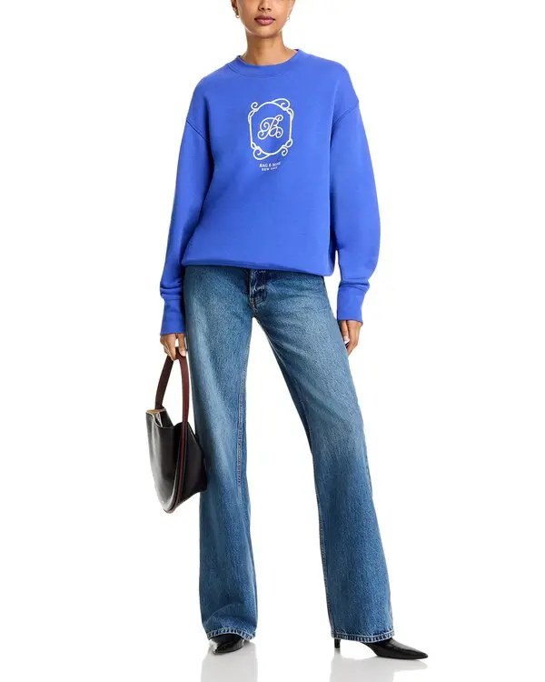 Rag & Bone Rb X Bloom Vintage Terry Oversized Sweatshirt