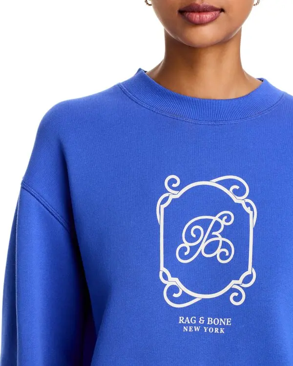 Rag & Bone Rb X Bloom Vintage Terry Oversized Sweatshirt