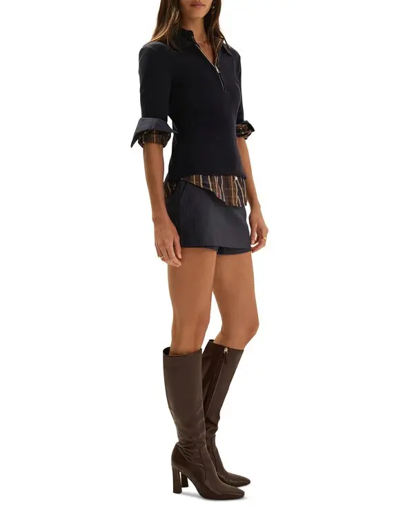 FAVORITE DAUGHTER The Downtown Wool Polo Sweater