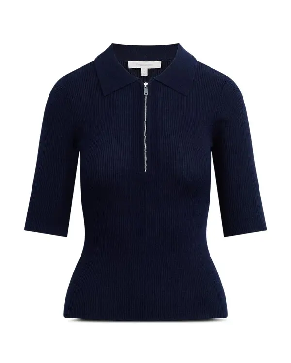 FAVORITE DAUGHTER The Downtown Wool Polo Sweater