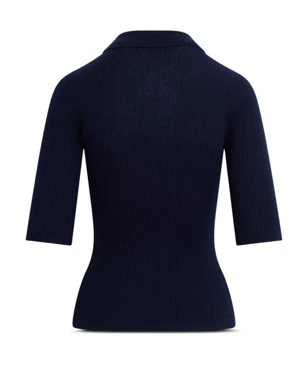 FAVORITE DAUGHTER The Downtown Wool Polo Sweater