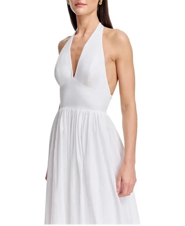 Dress The Population Nessie Halter Plunge Gown