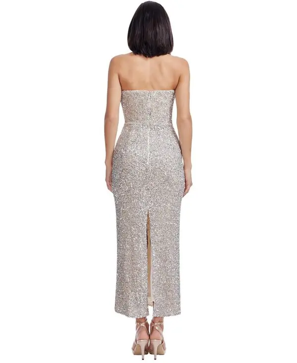 Dress The Population Vada Sequin Midi Dress - Opal
