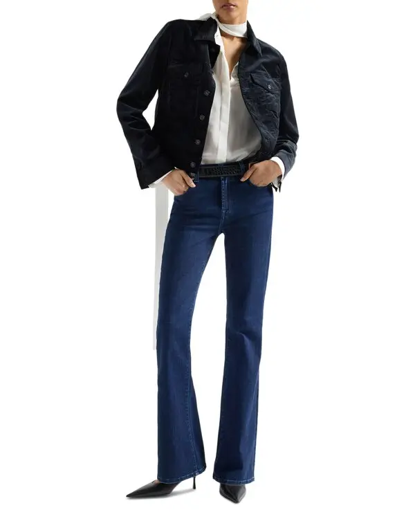 7 For All Mankind The Leggy Mid Rise Flare Jeans