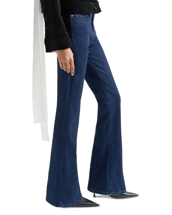 7 For All Mankind The Leggy Mid Rise Flare Jeans