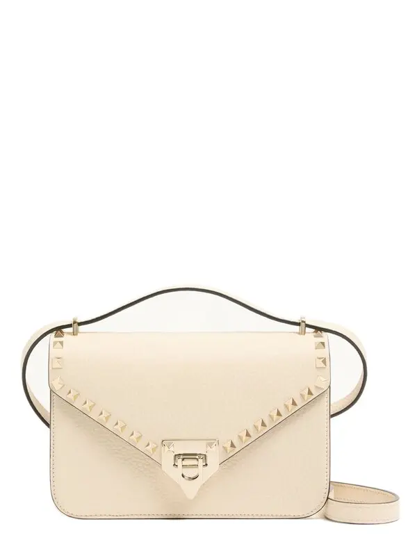 Valentino Garavani Studded Shoulder Bag - Bianco