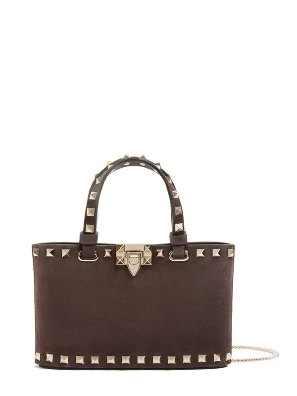 Valentino Garavani Mini Leather Shoulder Bag - Marrone