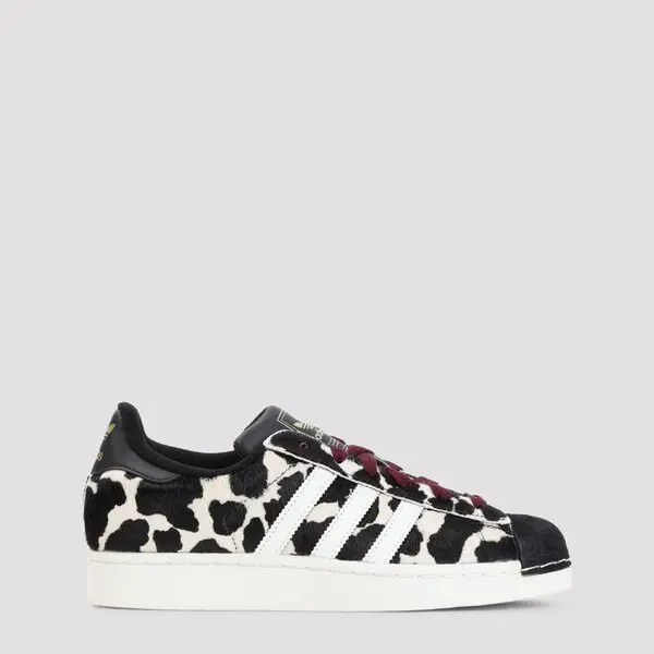 Adidas Superstar Ii Calf Hair Leather Sneakers - Black
