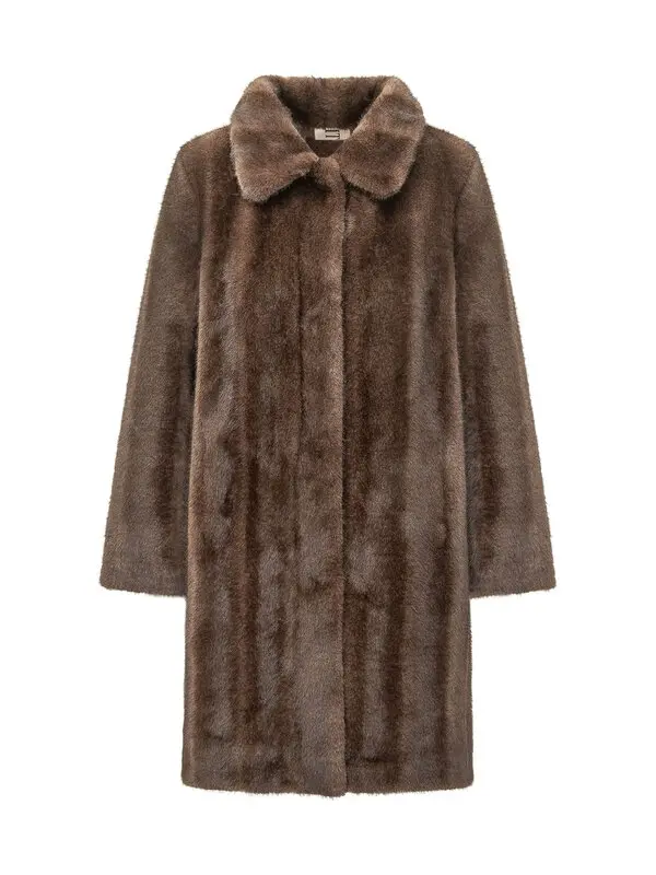 VALENTINI 1972 Eco-vintage Mink Fur Jacket - Chocolate