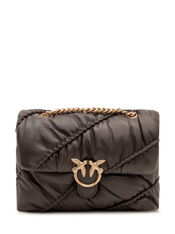 Pinko Love Puff Crinkle Mini Shoulder Bag