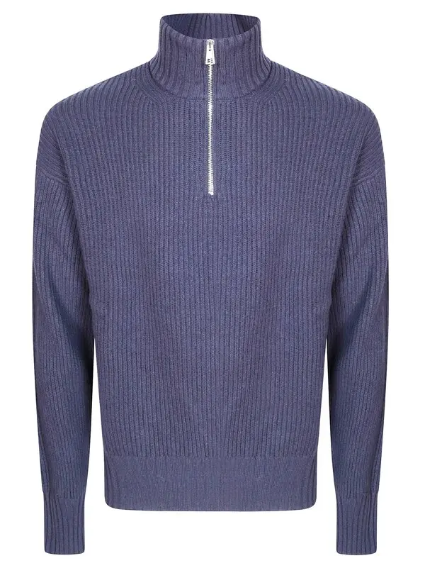 DIANA STUDIO English Rib Zip Polo