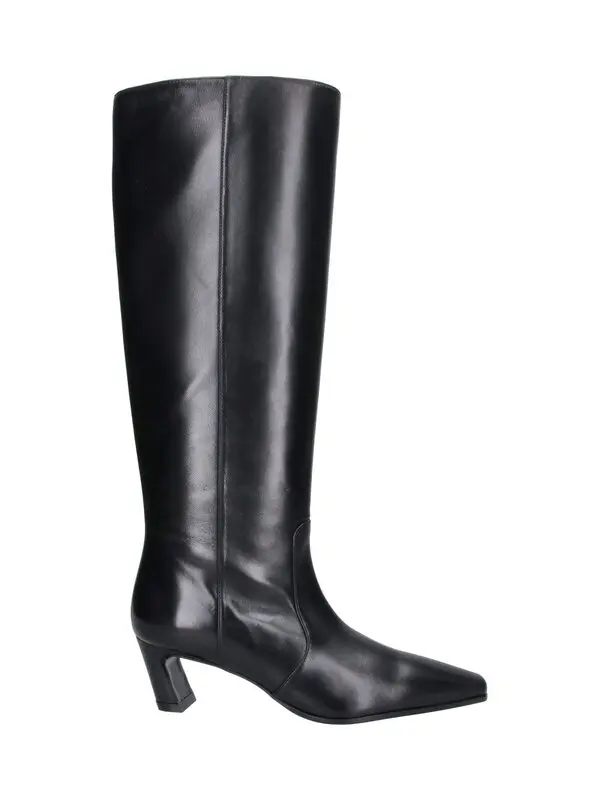 STUART WEITZMAN Leather Knee-high Boots - Black