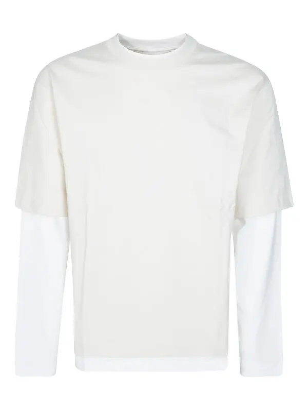 WOC Contrast Sleeve T-shirt - Beige