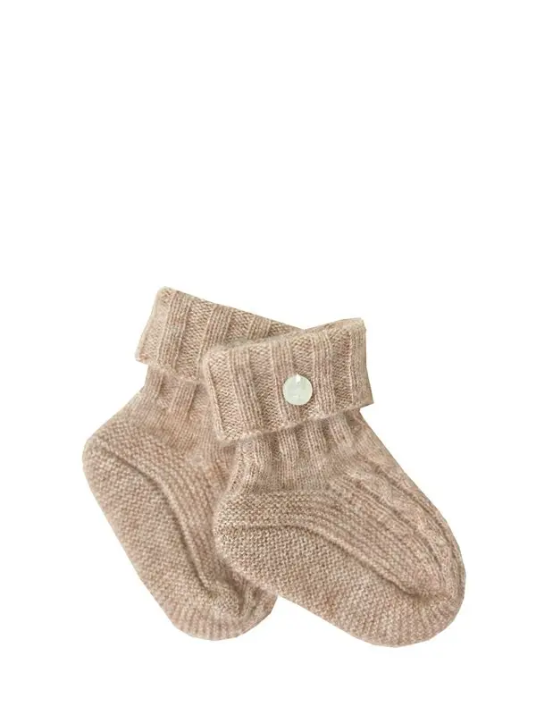 TARTINE ET CHOCOLAT Baby Cashmere Booties - Grey