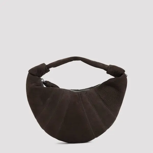 LEMAIRE Mini Fortune Croissant Leather Handbag - Brown